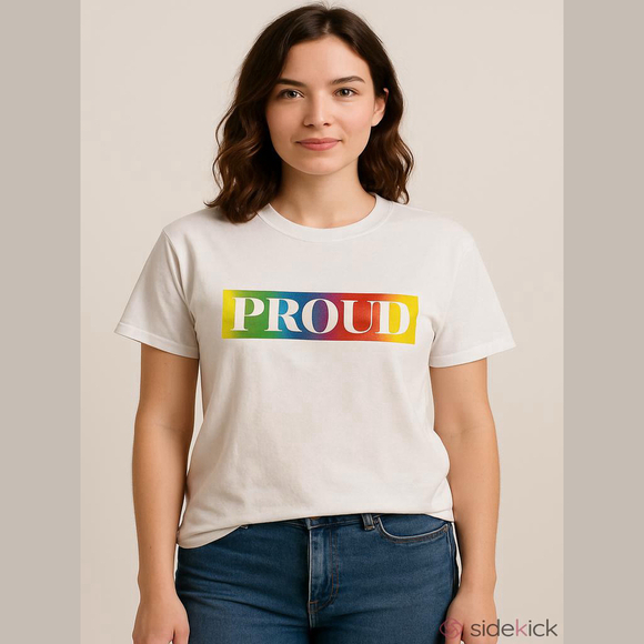 No Brand | Tops | The Phluid Project Proud Cropped Tee Shirt Med | Poshmark